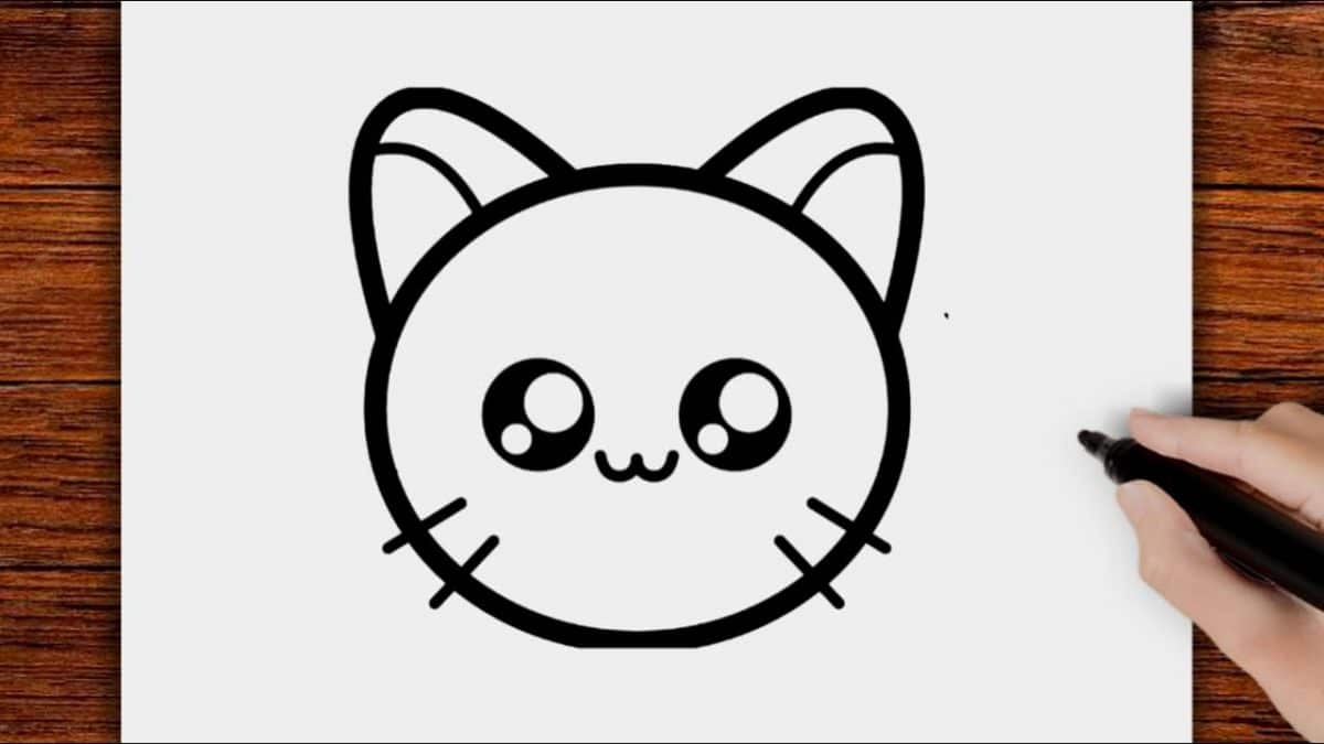 Apprenez à dessiner un chat mignon et expressif - Les Animaux de la Fée Apprenez à dessiner un chat mignon et expressif - Les Animaux de la Fée